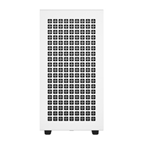 DeepCool CH370 WH, White, Mini Tower Chassis w/ Tempered Glass Window ...