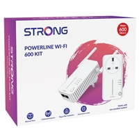 Strong POWERLWF600DUOUK AV600 WI-FI Passthrough Powerline Kit (2 Pack ...