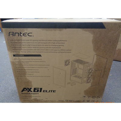 Antec AX61 Elite: Mid-Tower ATX Gaming Case with High-Airflow Mesh ...